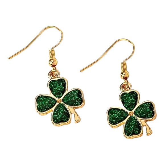 Unknown | Jewelry | New Womens Fourleaf Clover Sparkly Good Luck Dangle ...
